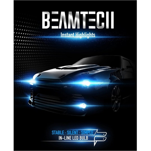 Car Audio, Video & GPS | Beamtech Xenon White 907 Hb5 Halogen ...